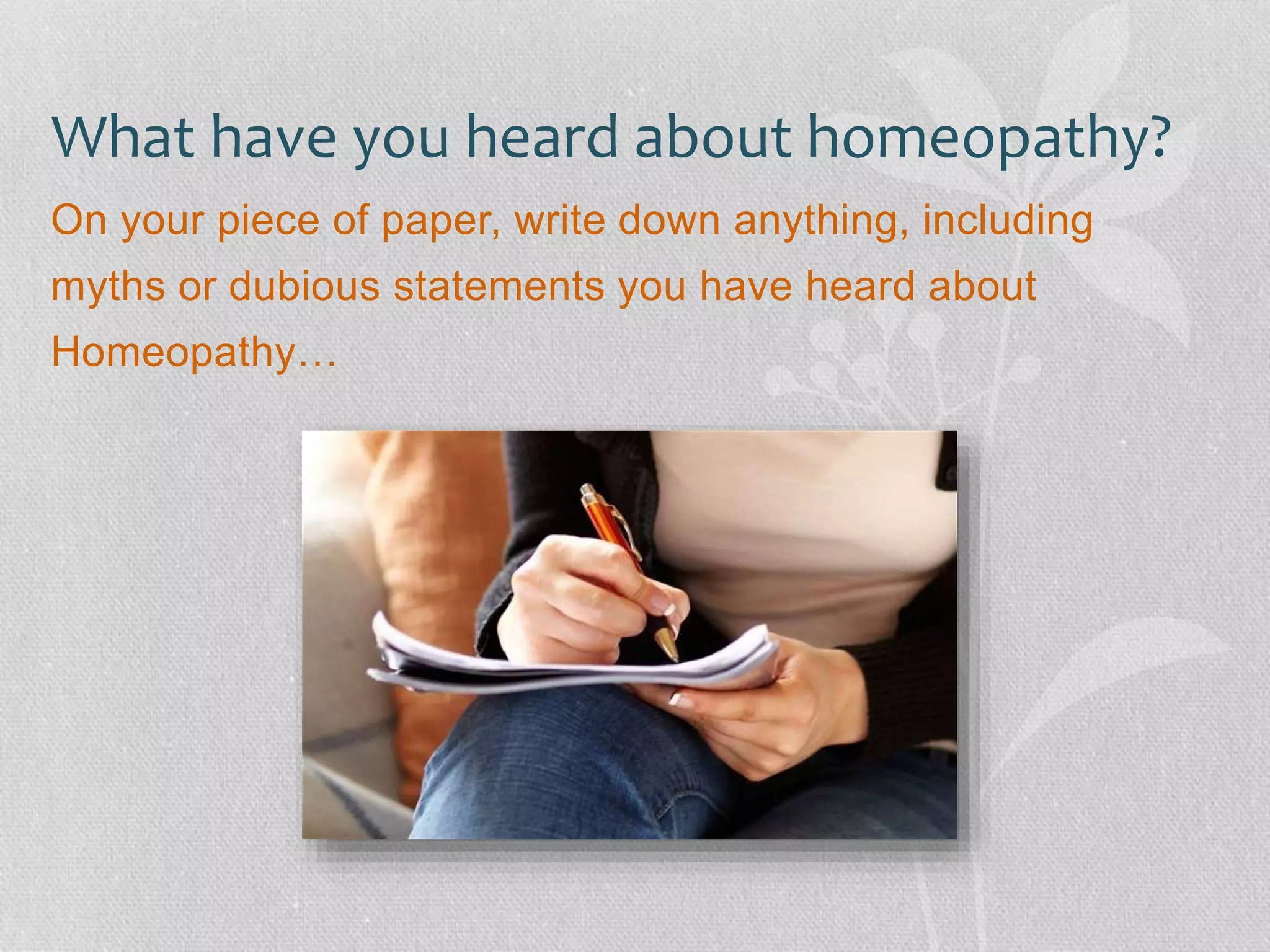 Introduction To Homeopathy | PPTX