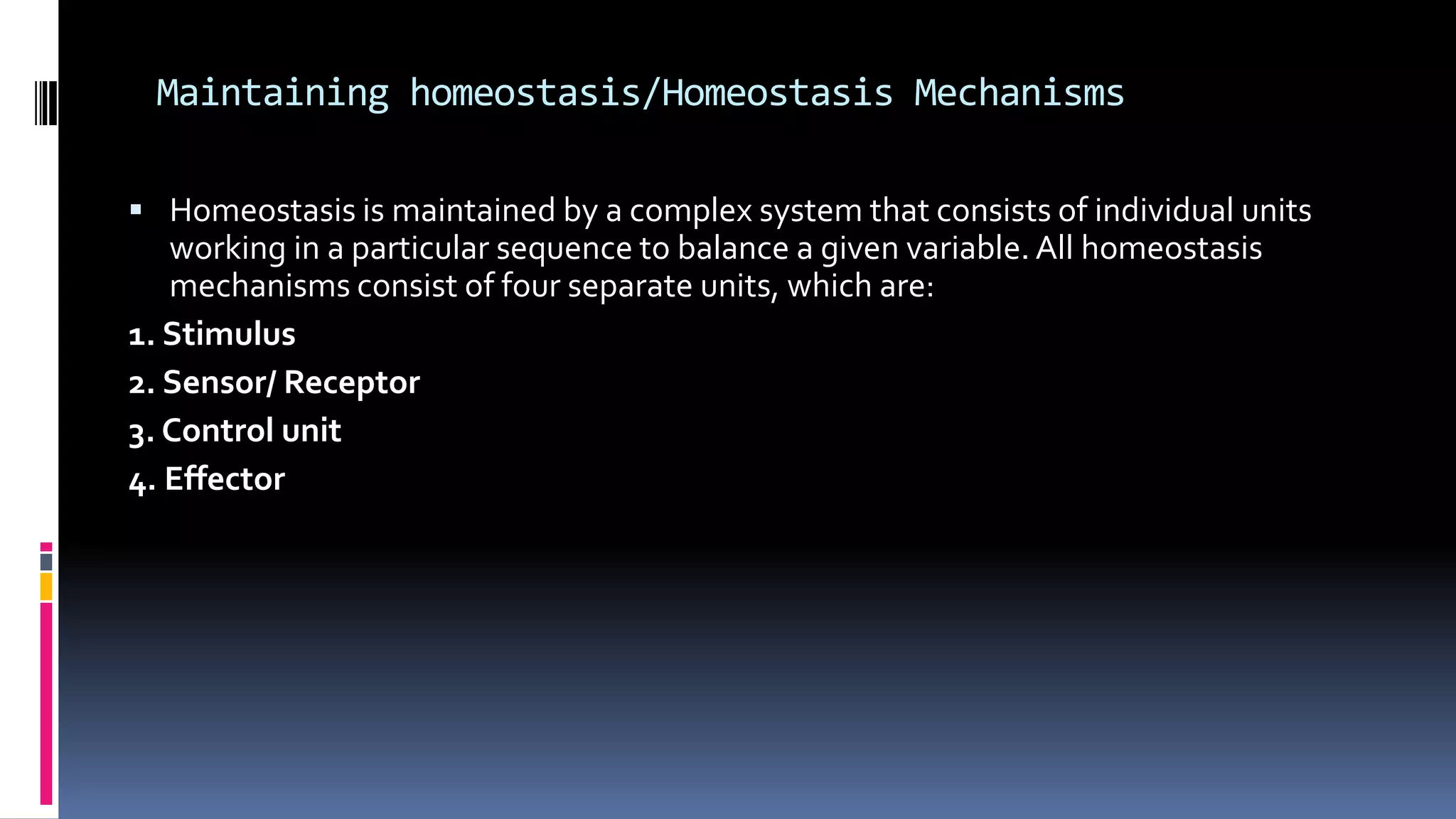 Introduction to homeostasis | PPTX