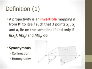 Introduction to homography | PPT