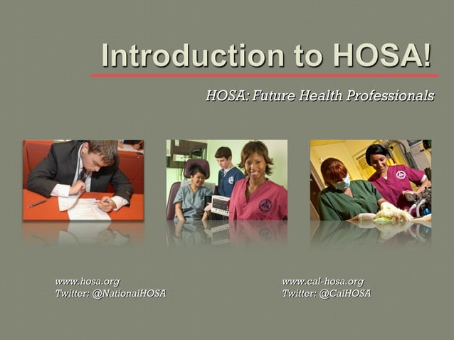 Introduction to HOSA ca ver 2011-12 | PPT