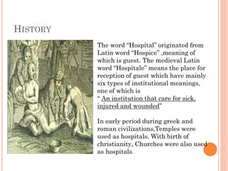 Introduction to hospital & its challenges | PPTX