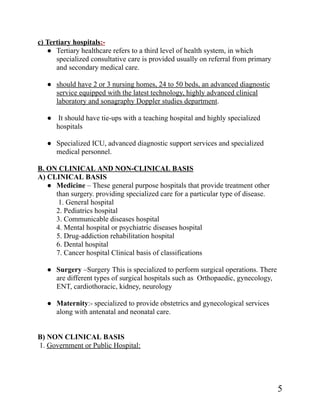 INTRODUCTION TO HOSPITALS & AND ITS ORGANIZATION | PDF