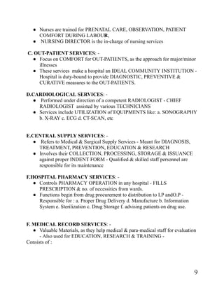 INTRODUCTION TO HOSPITALS & AND ITS ORGANIZATION | PDF