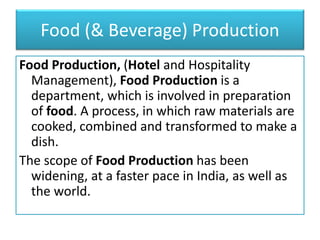 Introduction to hotel core areas | PPTX