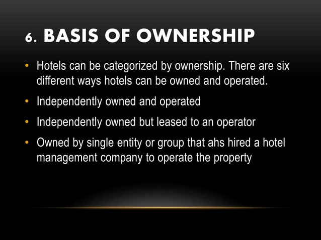 Introduction to hotel industry | PPTX | Hotels and Motels | Travel Type