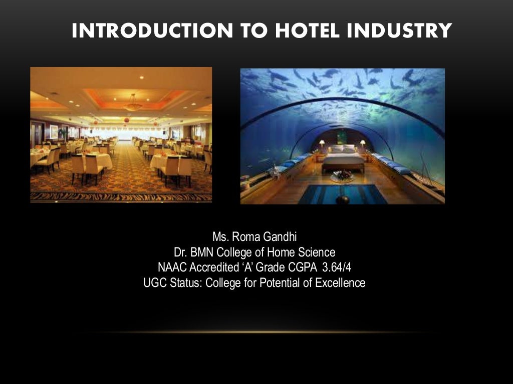Introduction to hotel industry