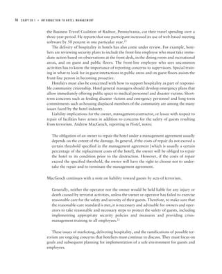 Introduction To Hotel Management | PDF