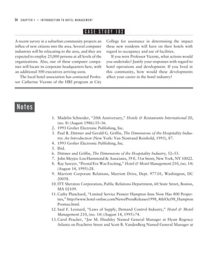 Introduction To Hotel Management | PDF