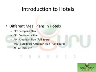 Introduction to Hotels by Gaurav Khanna | PPT