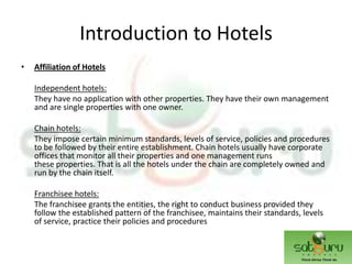Introduction to Hotels by Gaurav Khanna | PPT