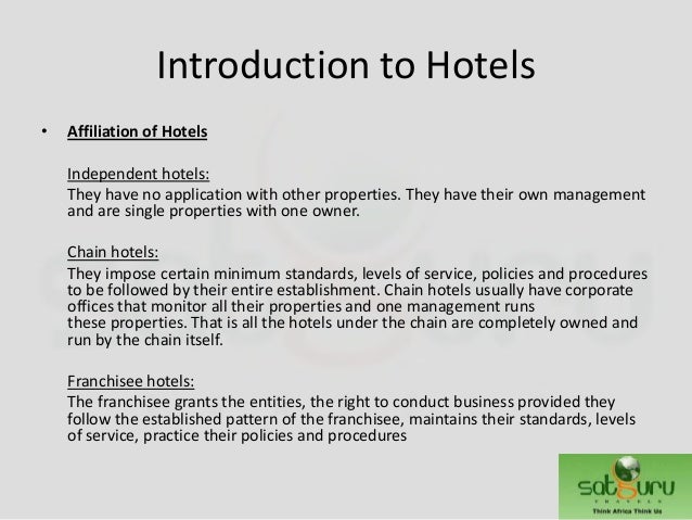 Introduction to Hotels by Gaurav Khanna