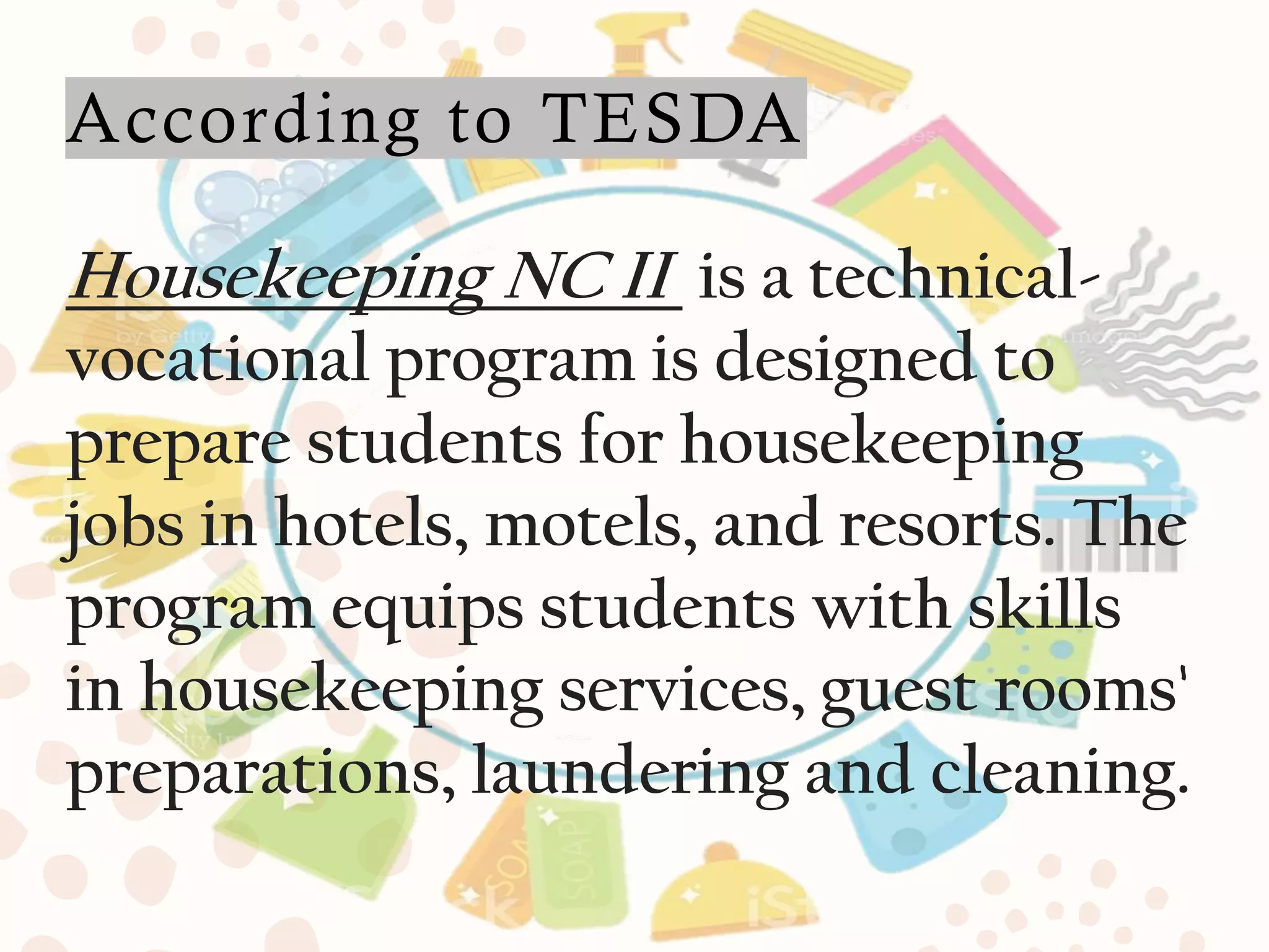Introduction to housekeeping | PDF