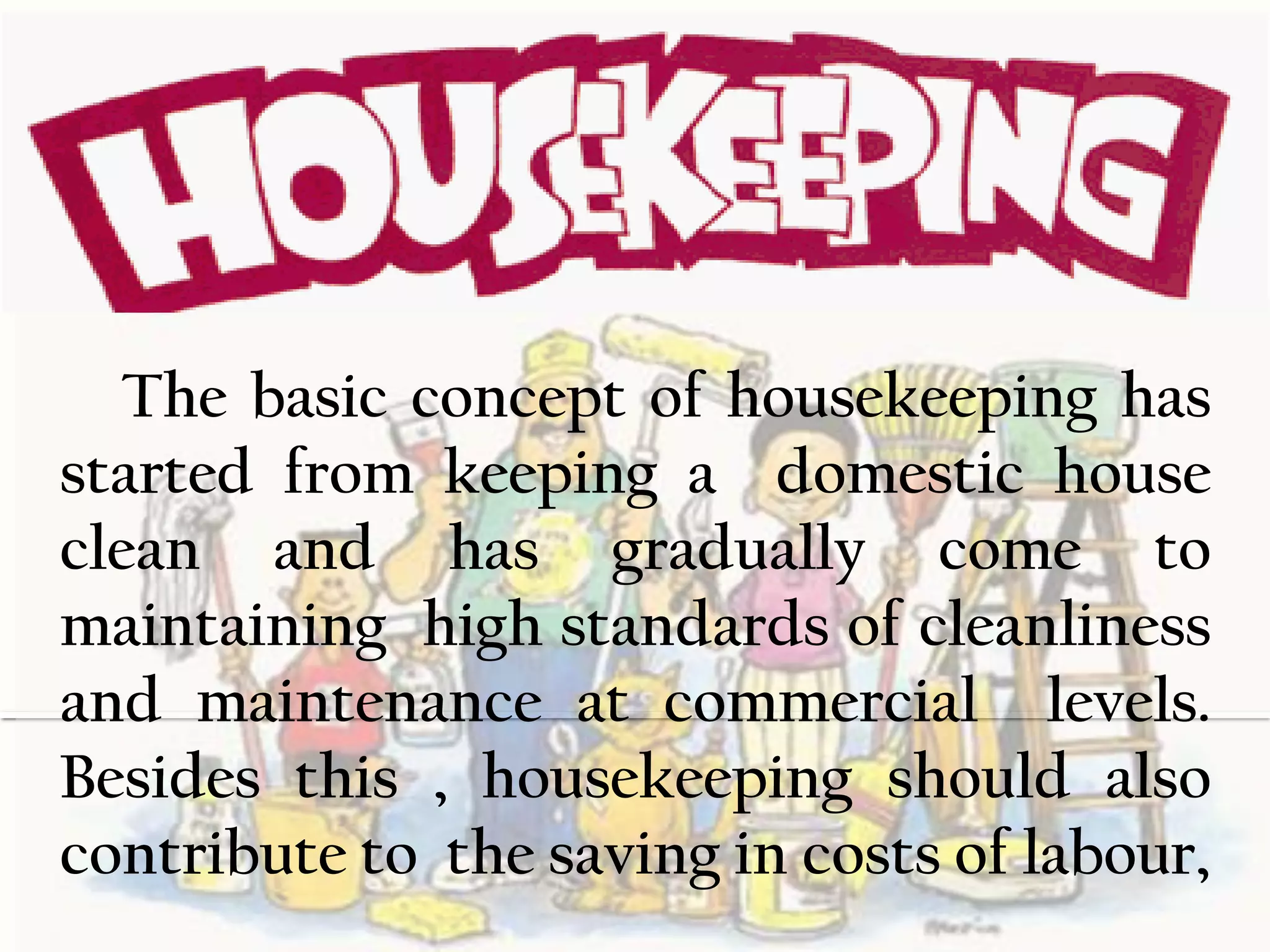 Introduction to housekeeping | PDF