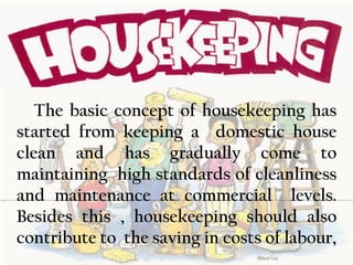 Introduction to housekeeping | PDF