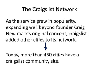 Introduction to how craigslist works | PPT