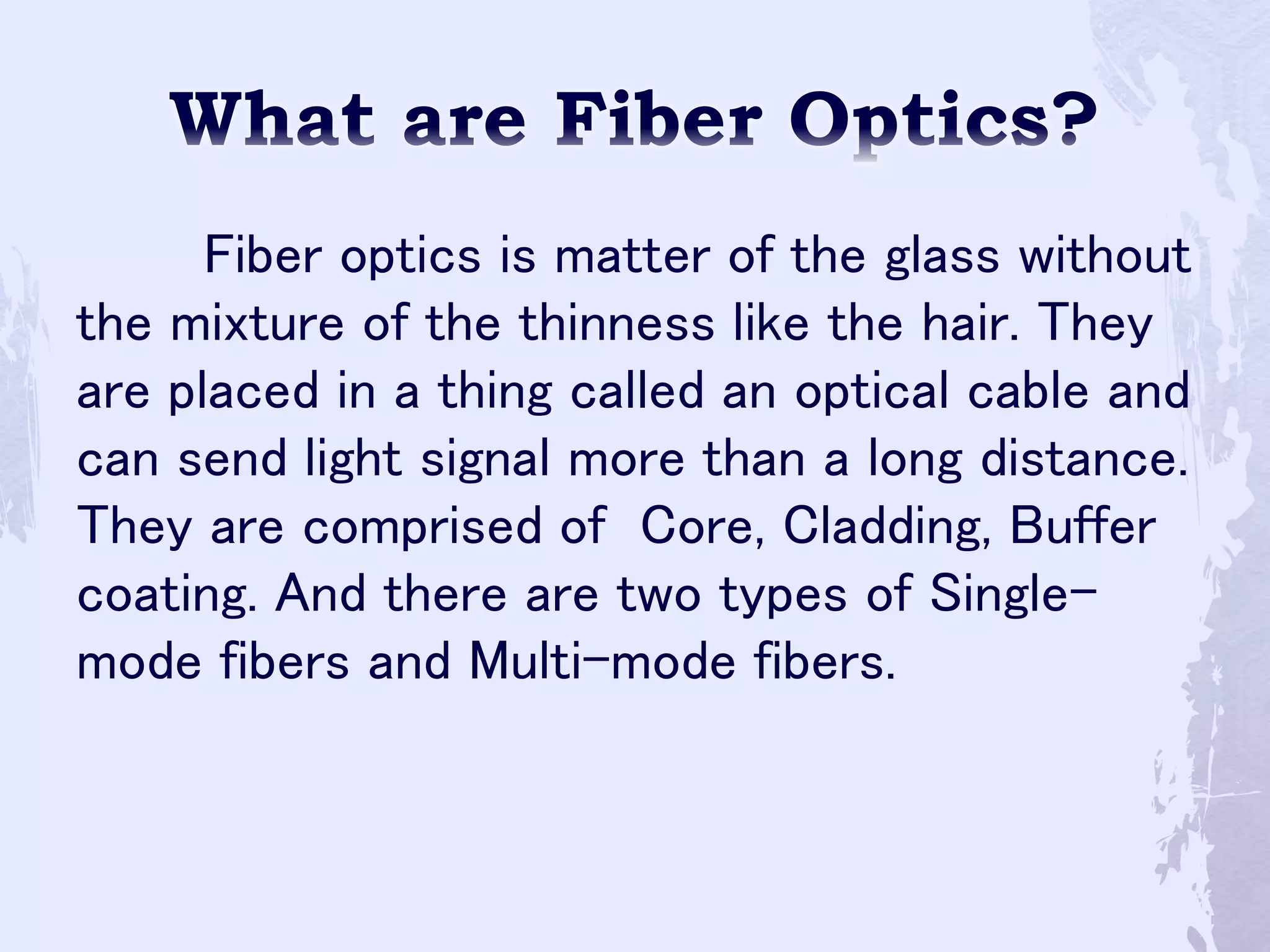 Introduction to how fiber optics work | PDF