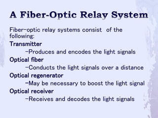 Introduction to how fiber optics work | PPT