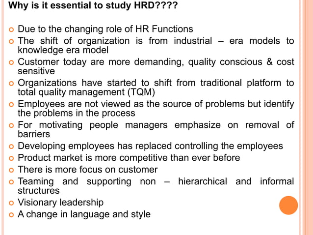 Introduction to hrd | PPT
