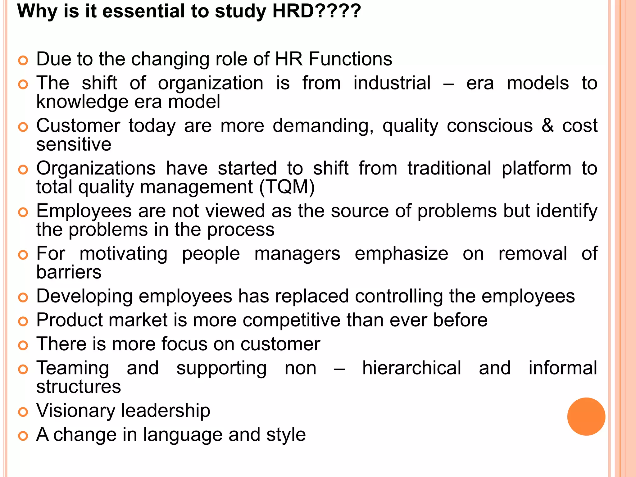 Introduction to hrd | PPTX
