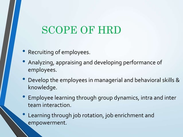 Introduction to HRD | PPTX | Human Resources | Business