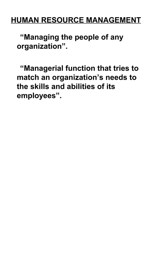 Introduction to hrm | PPT