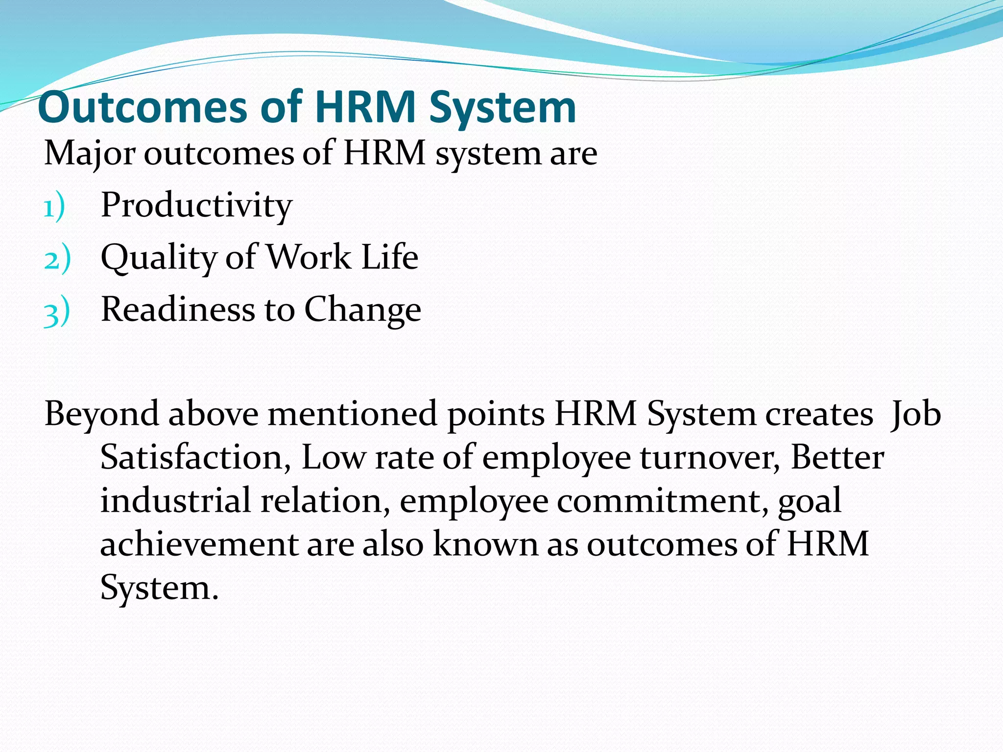 Introduction to hrm | PPTX