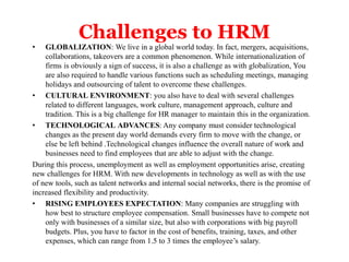 Introduction to Human Resource Management | PPT