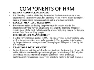 Introduction to Human Resource Management | PPT
