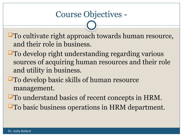 Introduction to Human Resource Management | PPTX