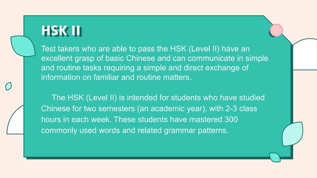 Introduction to HSK Test | PDF | Standardized Testing | Educational ...