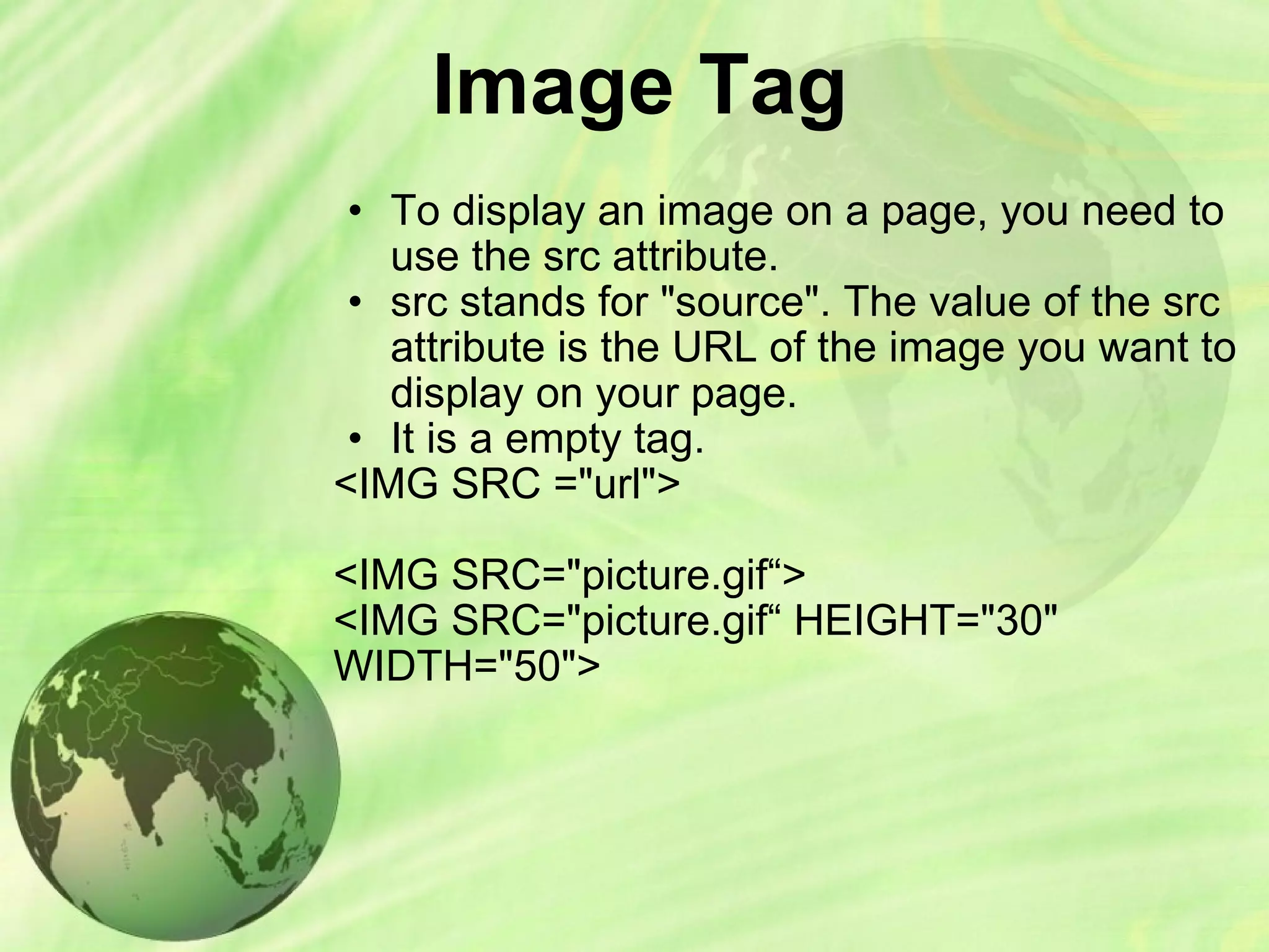 Introduction to html | PPT