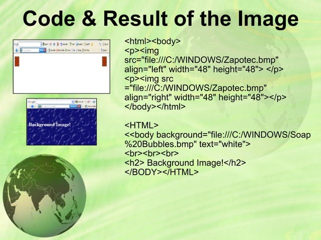 Introduction To Html Ppt