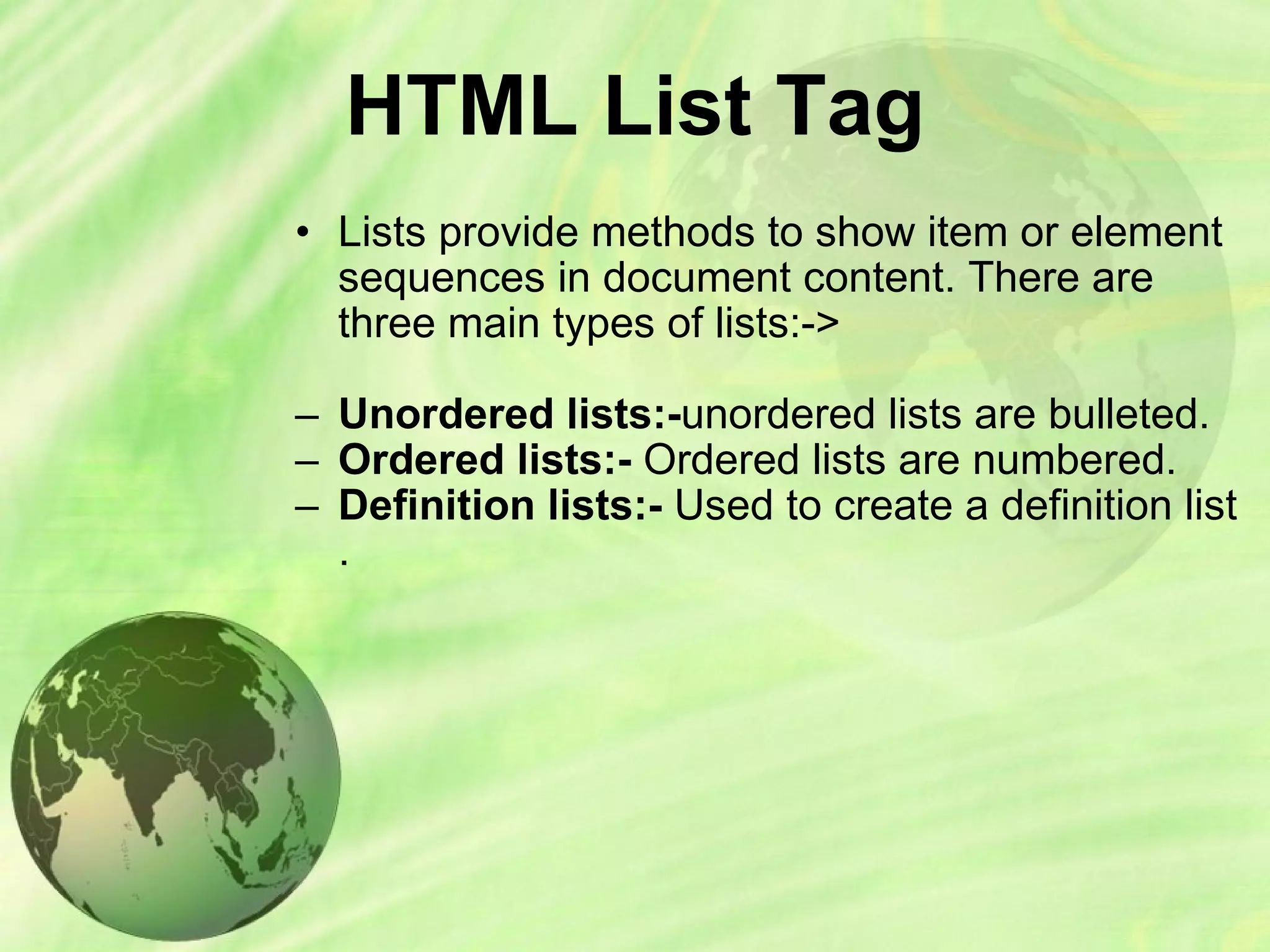 Introduction to html | PPT