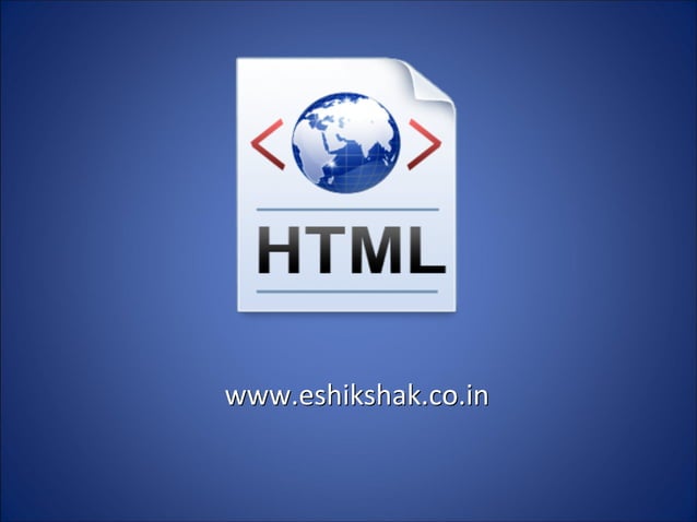 Introduction to html | PDF | Web Design and HTML | Internet