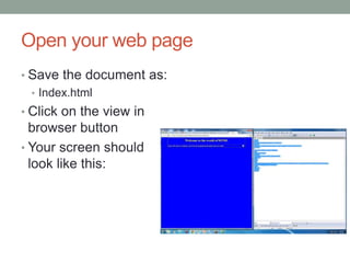 Introduction to html | PPTX