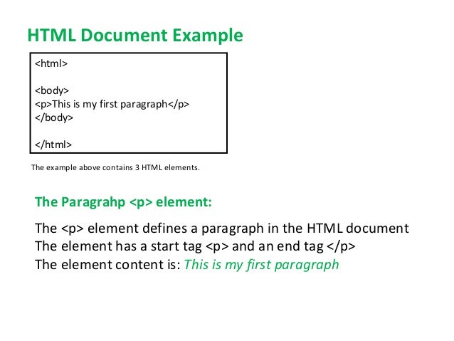 Introduction to html