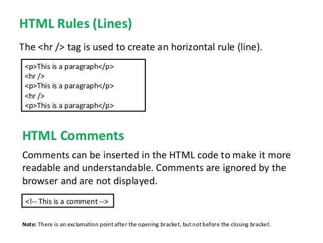 Introduction to html