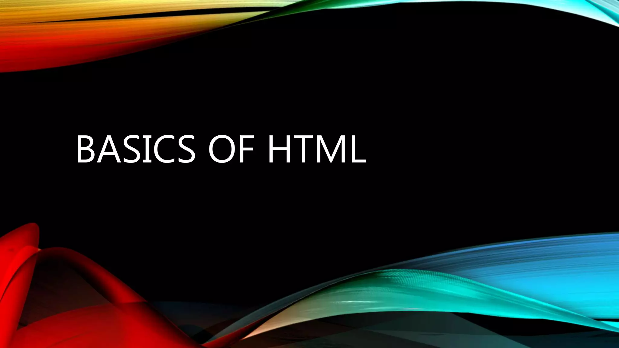 Introduction to html | PPTX | Web Design and HTML | Internet
