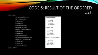 Introduction to html | PPTX