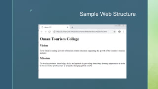 Introduction to HTML | PPTX | Web Design and HTML | Internet