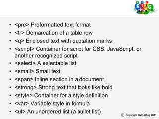 Introduction to html5 | PPT