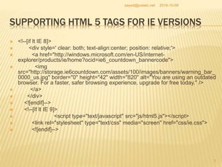 Introduction to html 5 | PPT