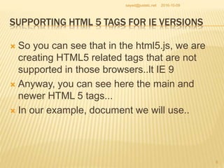 Introduction to html 5 | PPT