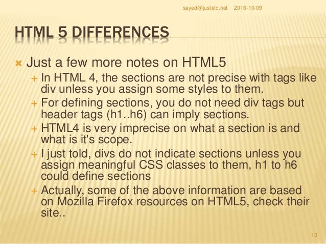 Introduction to html 5