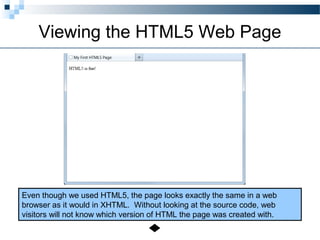 Introduction to html55 | PPT | Web Development | Internet