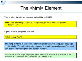 Introduction to html55 | PPT | Web Development | Internet