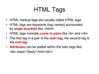 Introduction to HTML | PPT