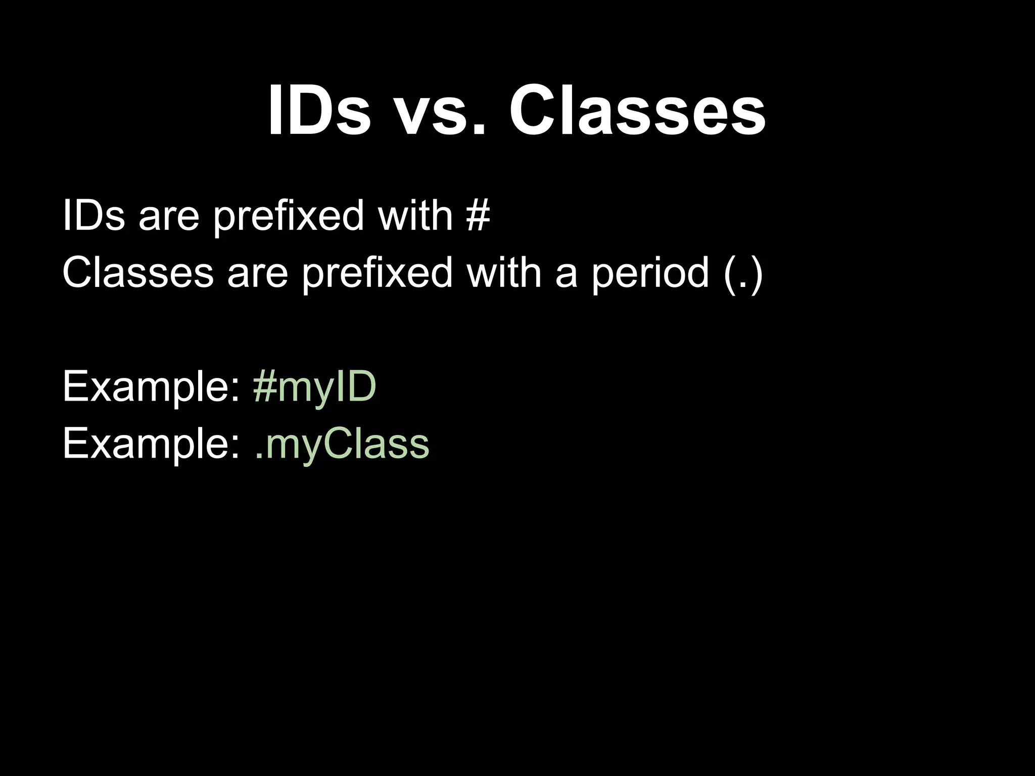 Introduction To Html And Css Ppt