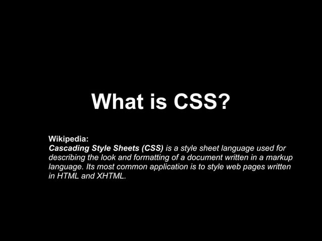 Introduction to HTML and CSS | PDF