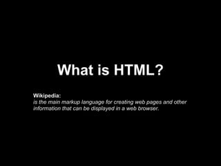 Introduction to HTML and CSS | PDF